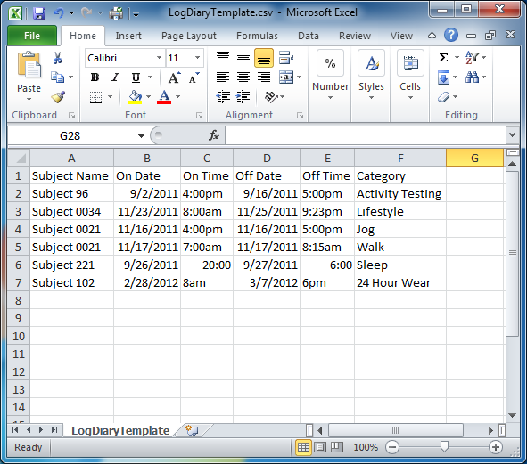 What are "Log Diaries" and how do they work in ActiLife?