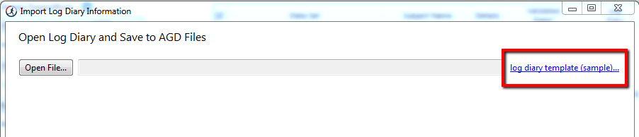 What are "Log Diaries" and how do they work in ActiLife?