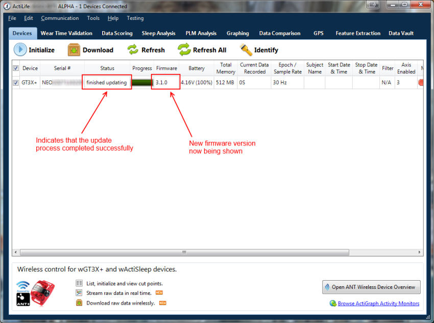 Manually Updating Device Firmware