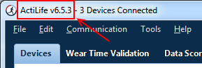 How Do I Find Out What Version Of ActiLife I Have?